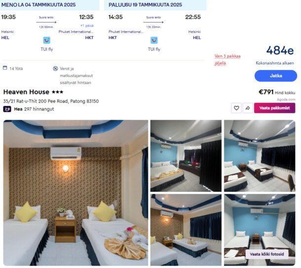 Viimase hetke Phuketi lennupiletid al 484 € – Reisidiilid