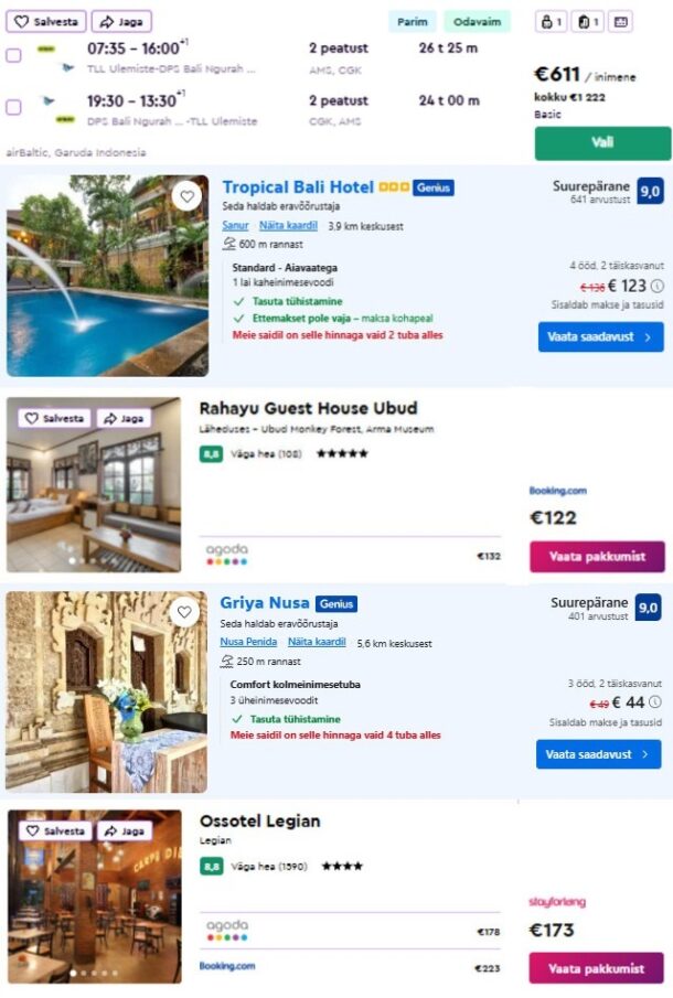 Aastavahetus Indoneesias! Bali lennupiletid Tallinnast al 611 €! Bali ...